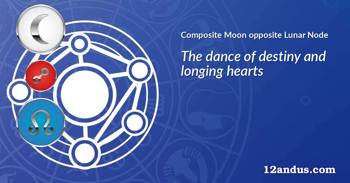 Moon opposite Lunar Node in the composite chart: The dance of destiny ...
